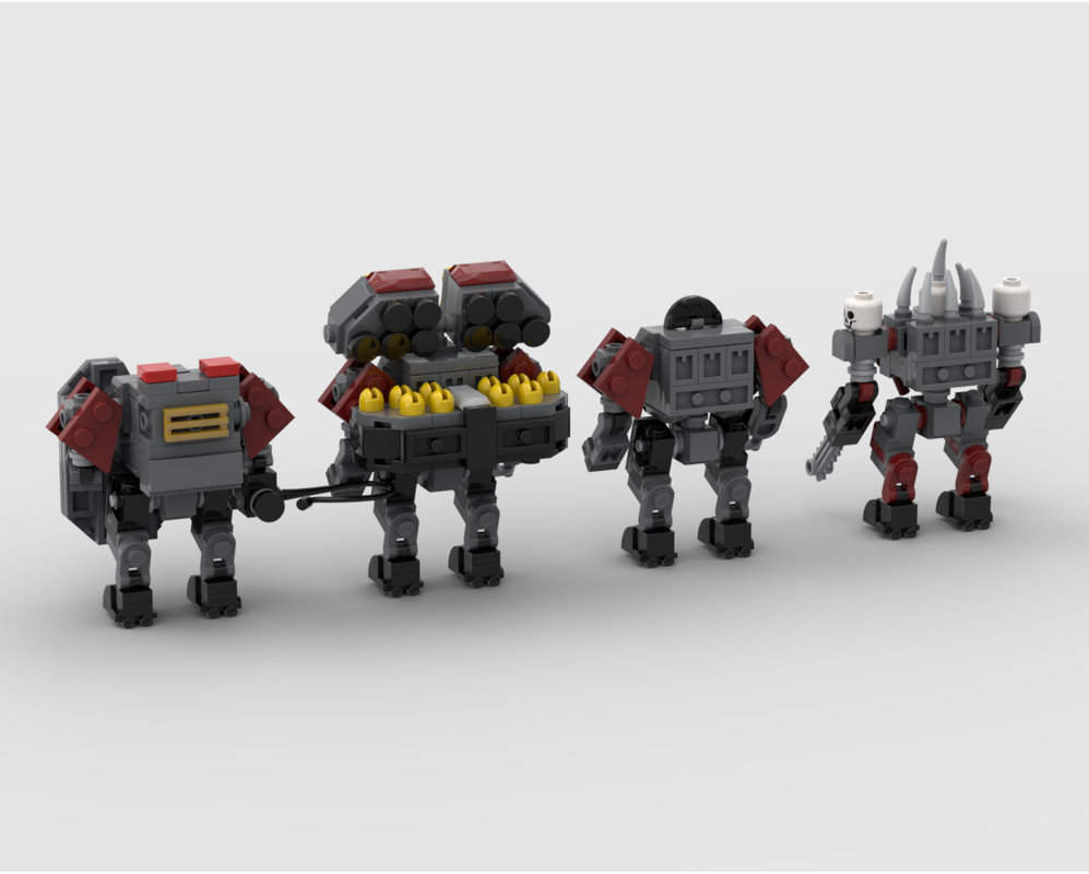 LEGO MOC Helldivers 2 Berserker and Devastators by Automaton Bricks ...