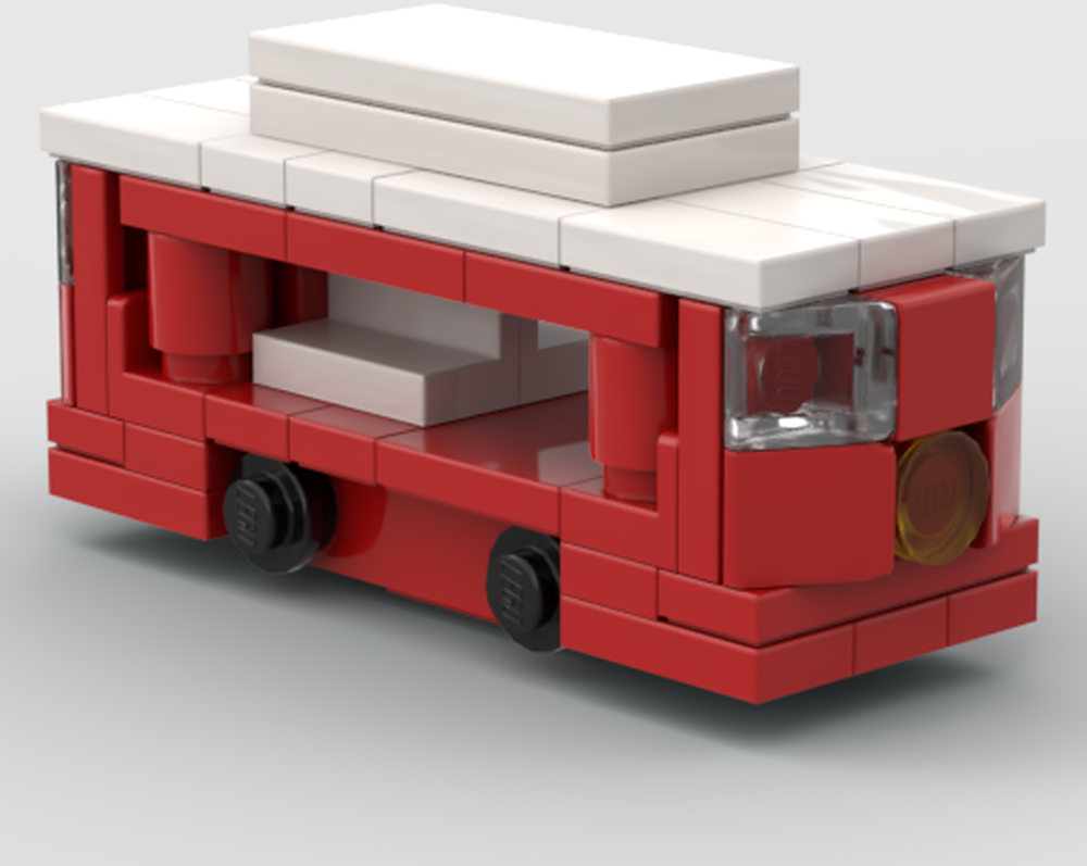 LEGO MOC neighborhood trolley by legotrainguy13 | Rebrickable - Build ...