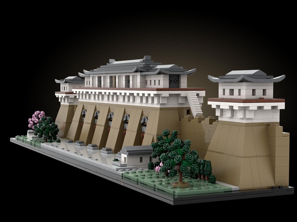 LEGO MOC-212104 Chang'an Mingde Gate from Himeji Castle 21060 by Kiely ...