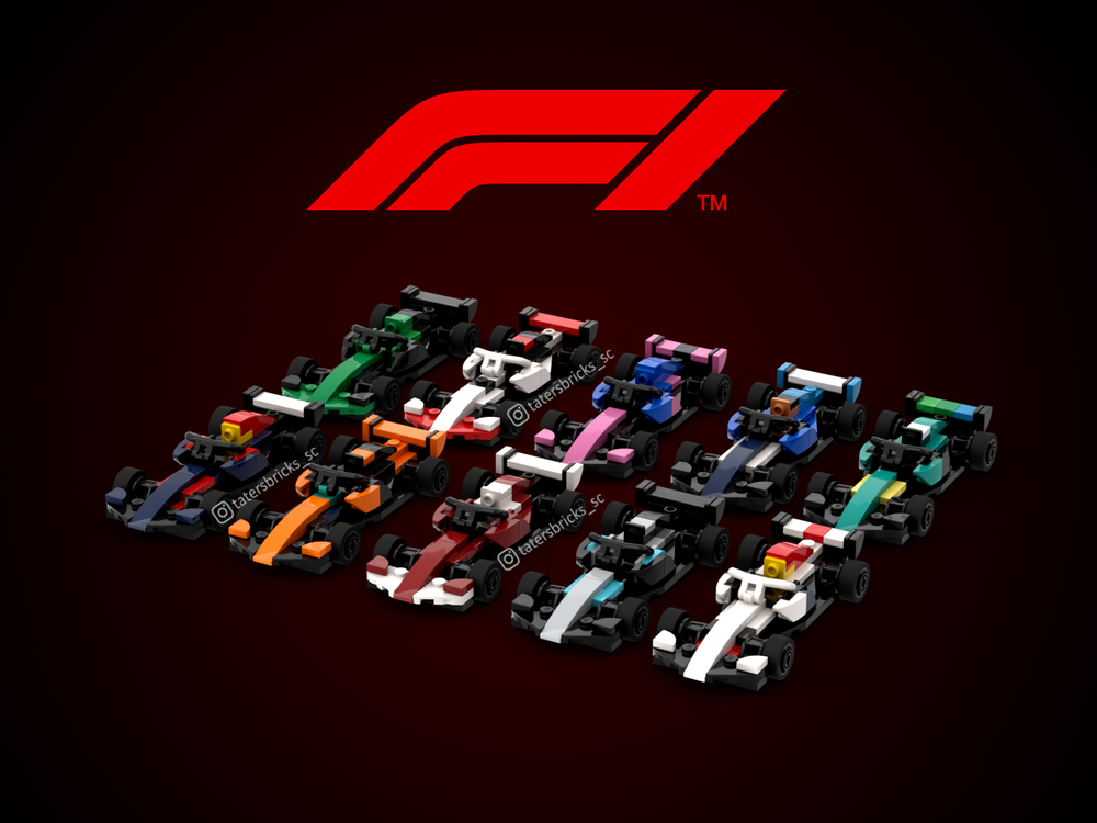 LEGO MOC F1 2025 Grid by Taters | Rebrickable - Build with LEGO