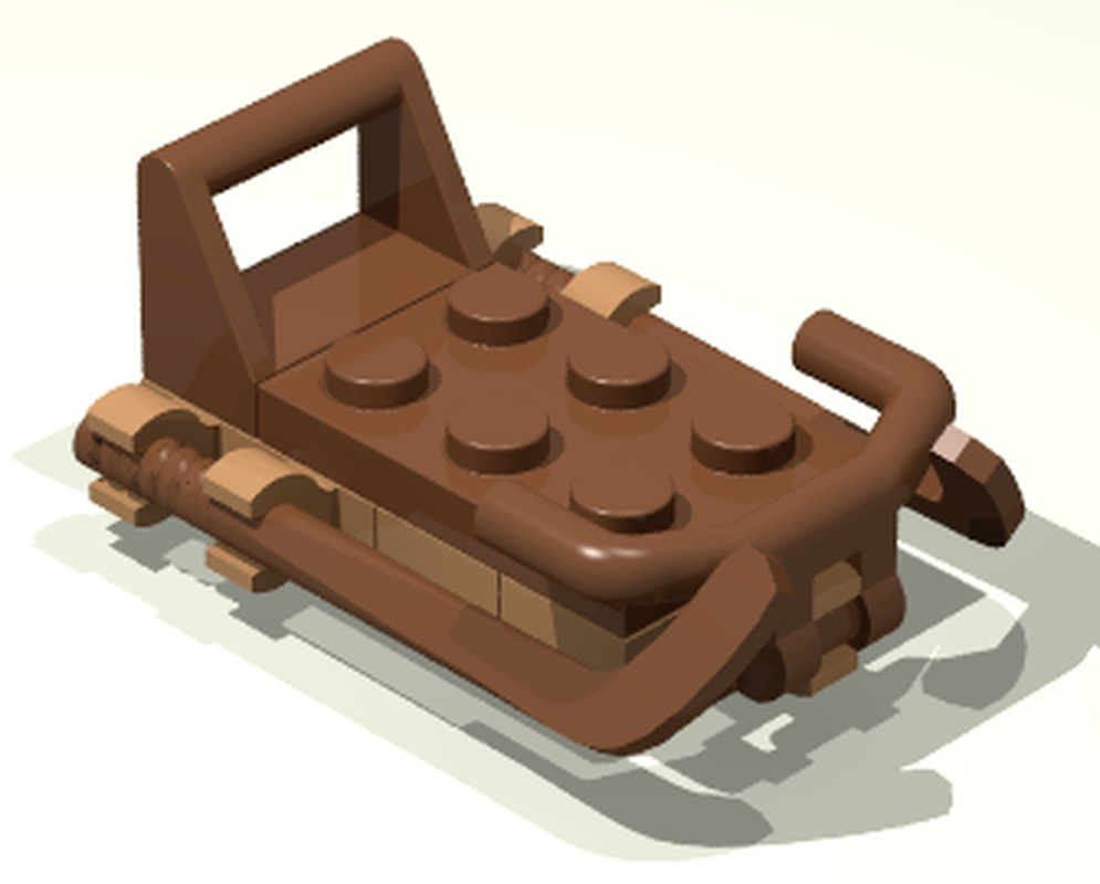 LEGO MOC Sled / sleigh by Bausteinbörse | Rebrickable - Build with LEGO