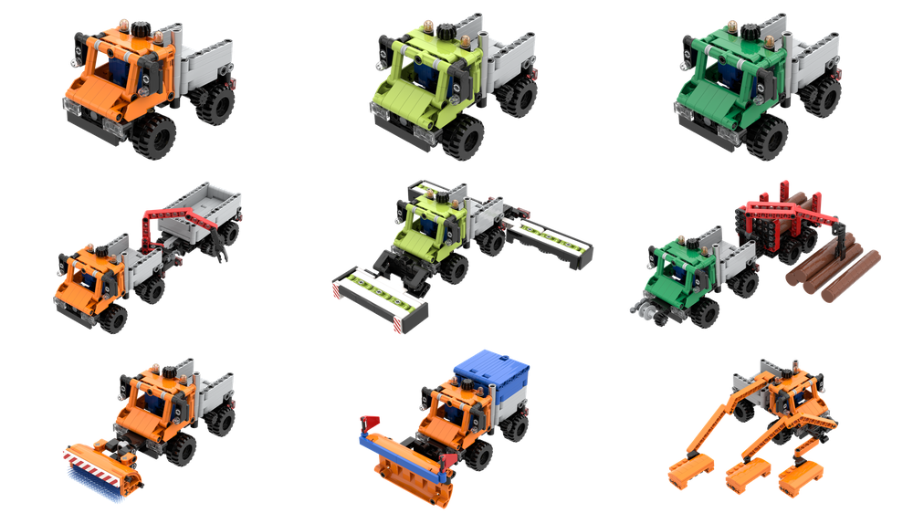 Lego Moc Crane For Mini Technic Unimog Moc 212006 By Sch0rrsch