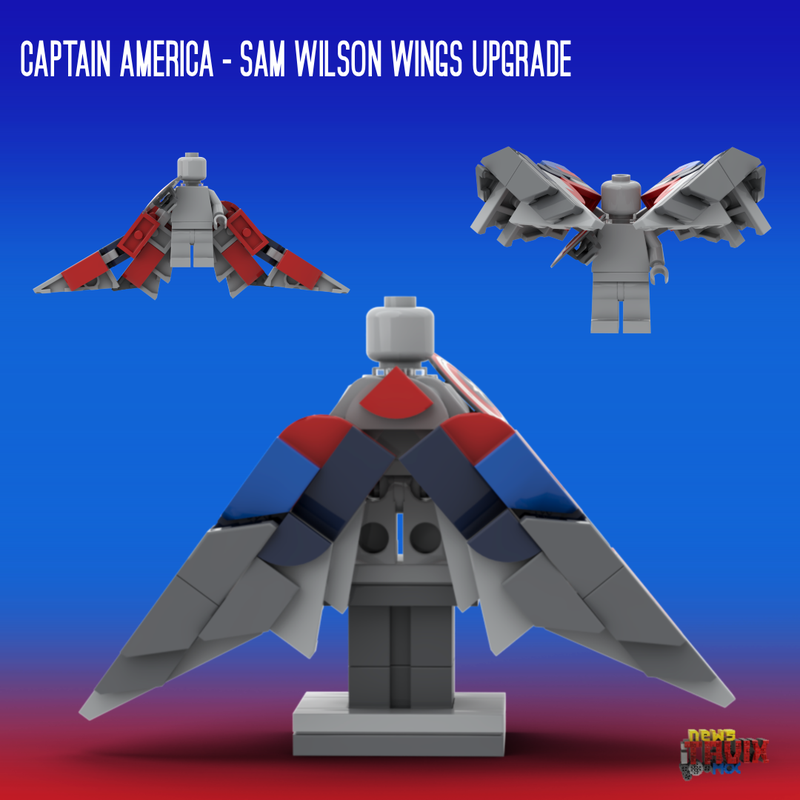 LEGO MOC Captain America - Sam Wilson Wings Upgrade by iTavix ...