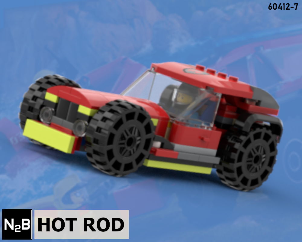 LEGO MOC 60412-7 Hot Rod by n2brick | Rebrickable - Build with LEGO