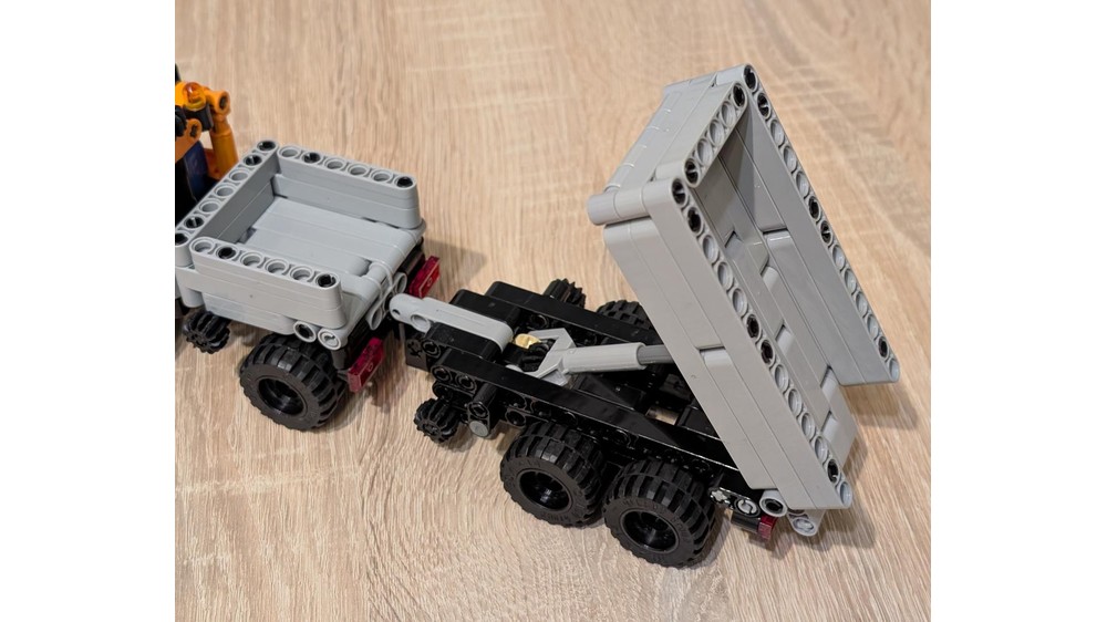 LEGO MOC-212125 Tipper trailer for Mini Technic Unimog (MOC-212006) by ...