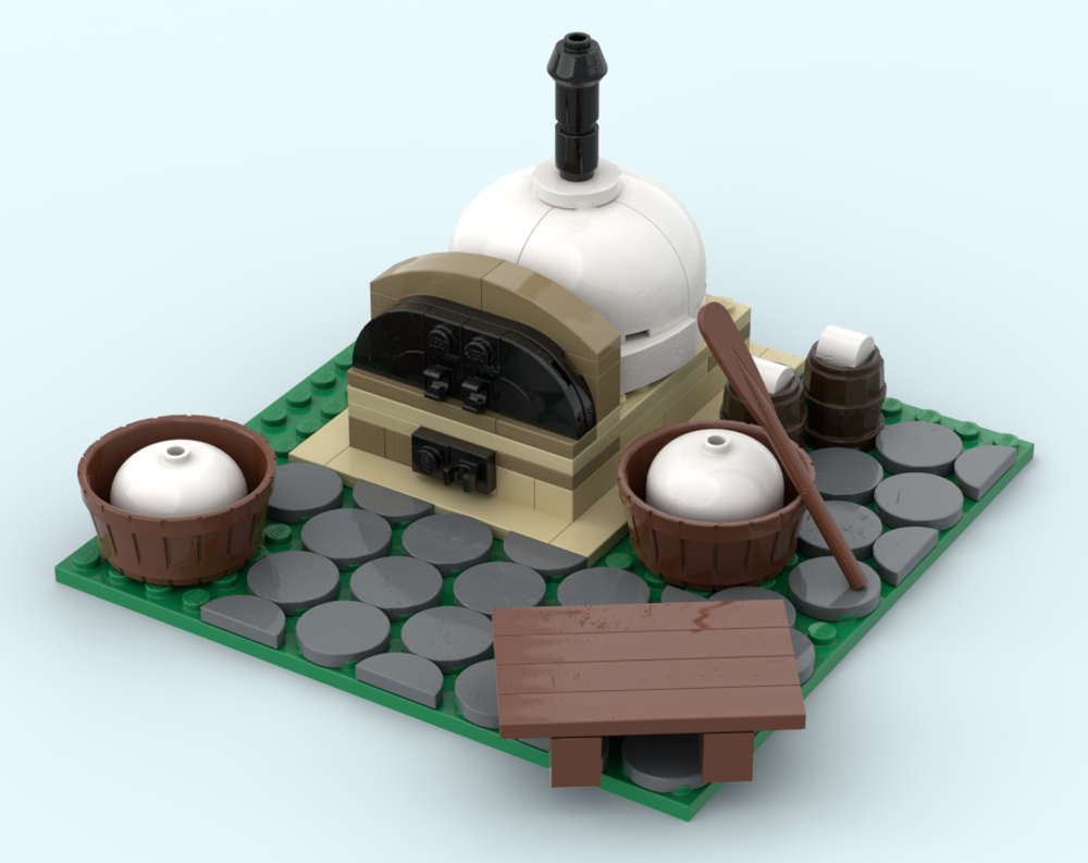 LEGO MOC Outdoor Bakery by CareBearBrick | Rebrickable - Build with LEGO