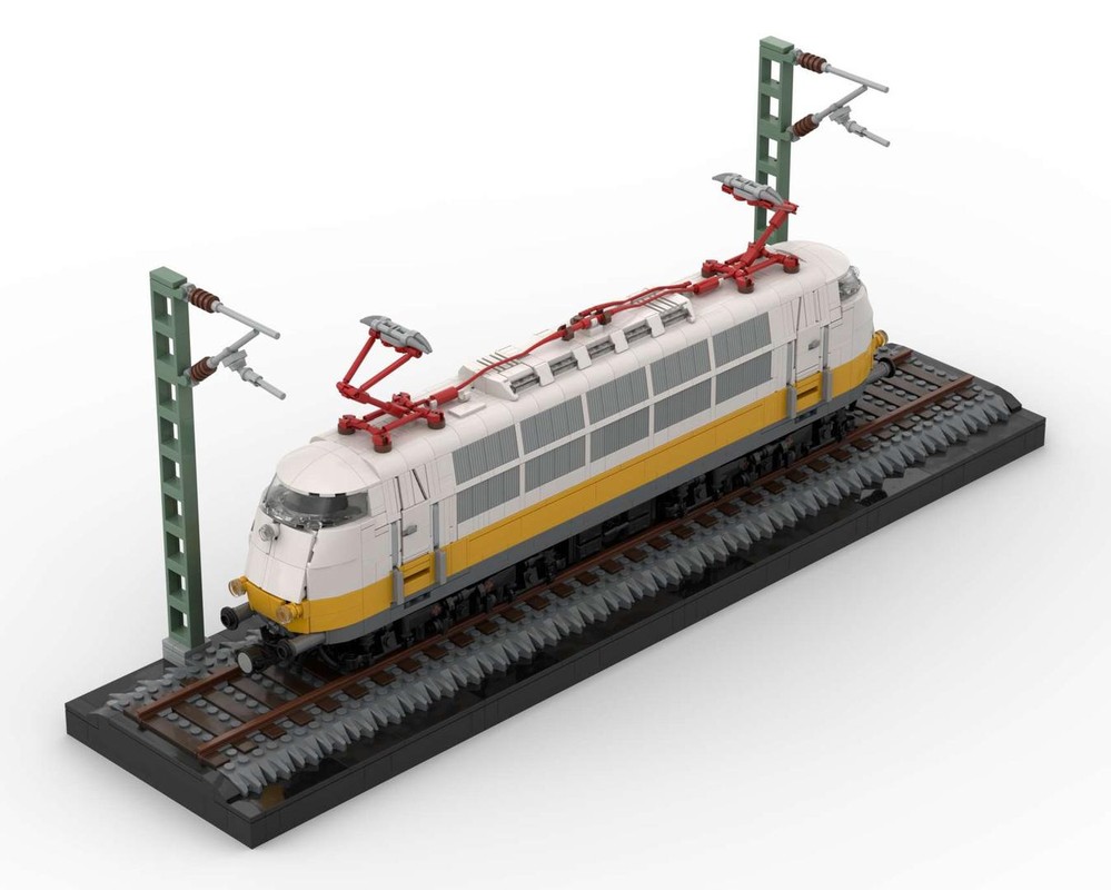 LEGO MOC BR103 Airport Express (white / yellow) by StudStation ...