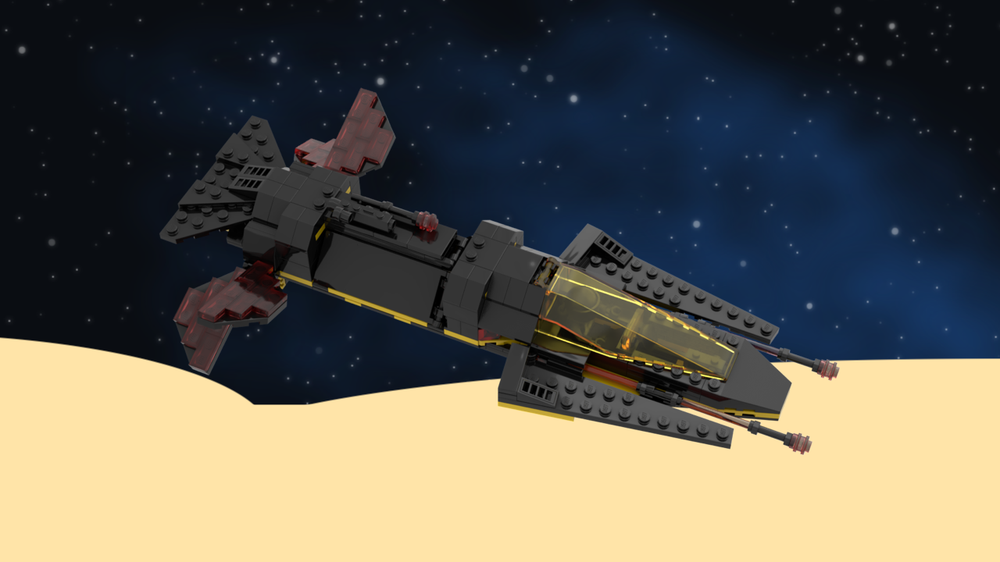 LEGO MOC-212138 Blacktron: Reimagined Cruiser (40580) "Renegade ...