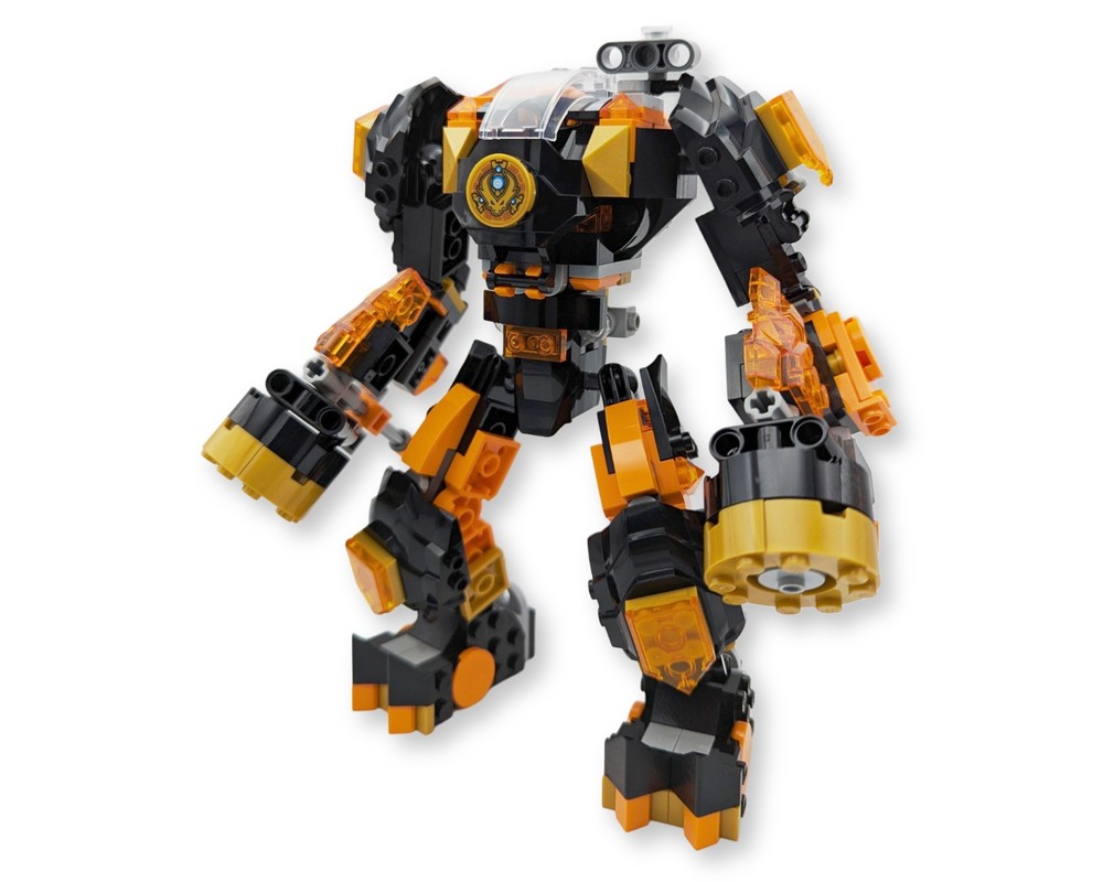 LEGO MOC Cole's Magma Battlesuit by LegoMechable | Rebrickable - Build ...