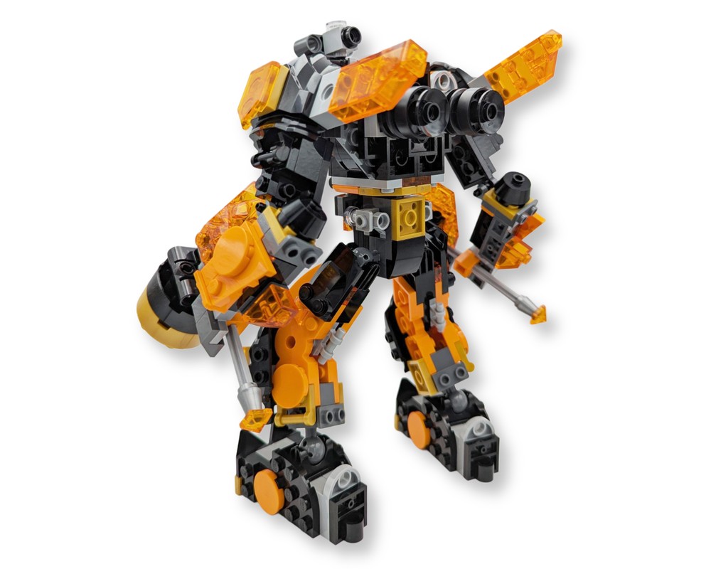 LEGO MOC-212147 Cole's Magma Battlesuit by LegoMechable | Rebrickable ...