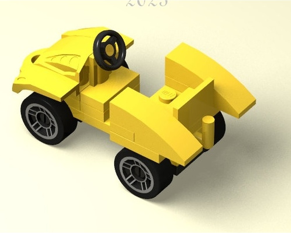 LEGO MOC Mini Yellow Lifeguard Buggy by xoona | Rebrickable - Build ...
