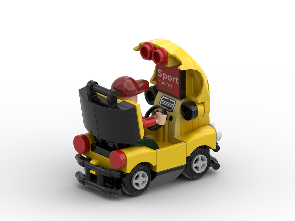 LEGO MOC Arcade Racer by BrickHappens | Rebrickable - Build with LEGO