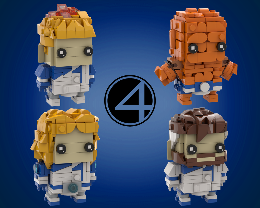 LEGO MOC Marvel Rivals - Fantastic Four Brickheadz by Ant0noo ...