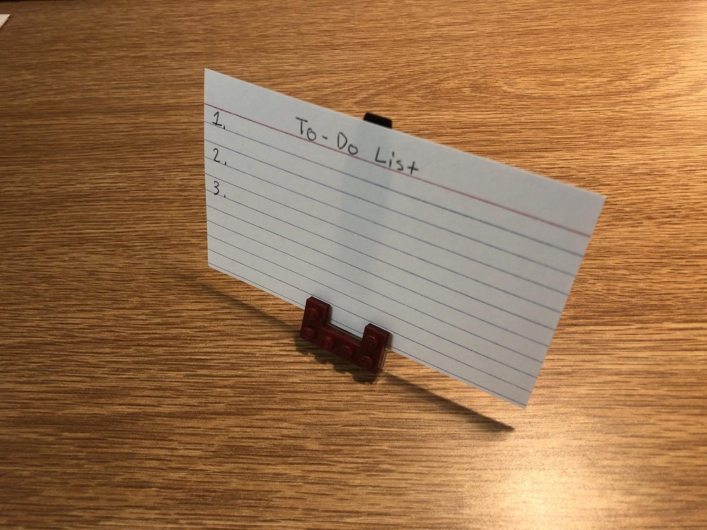 LEGO MOC Notecard Holder by edb24 | Rebrickable - Build with LEGO
