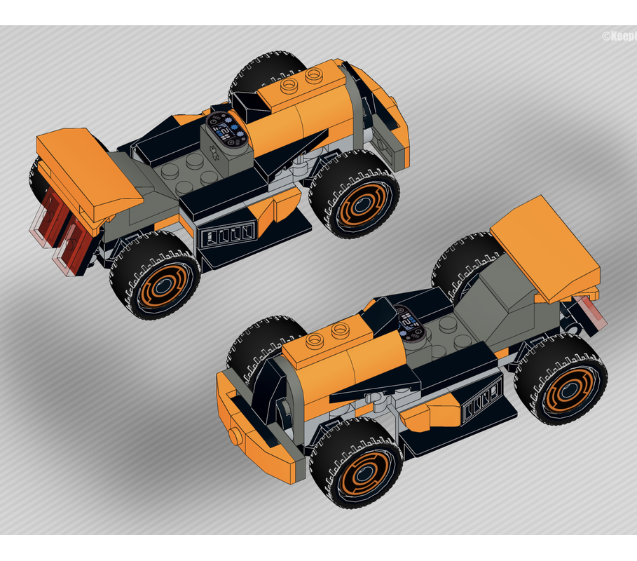 LEGO MOC 60442 Turbo Tractor by Keep On Bricking | Rebrickable - Build ...