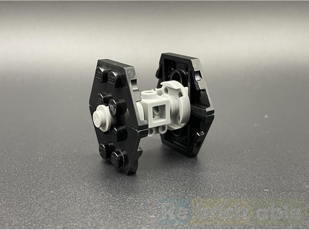 Lego Moc Mini Imperial Tie By Lkbuilds Rebrickable Build With Lego
