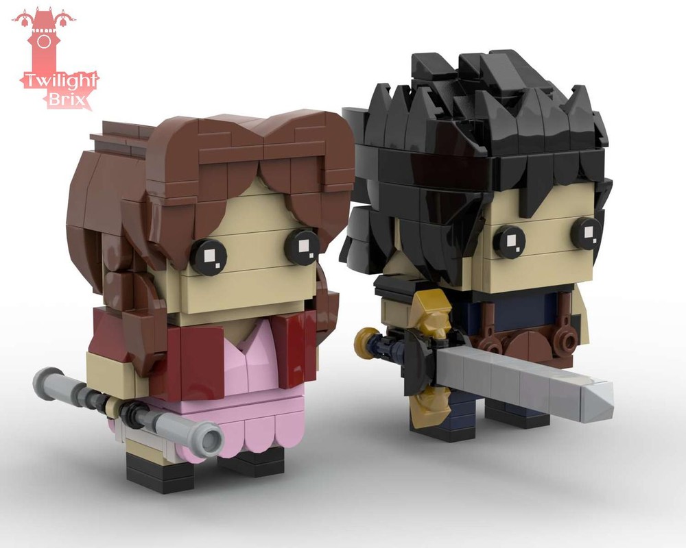 LEGO MOC Aerith & Zack - Final Fantasy VII Brickheadz by Twilight Brix ...
