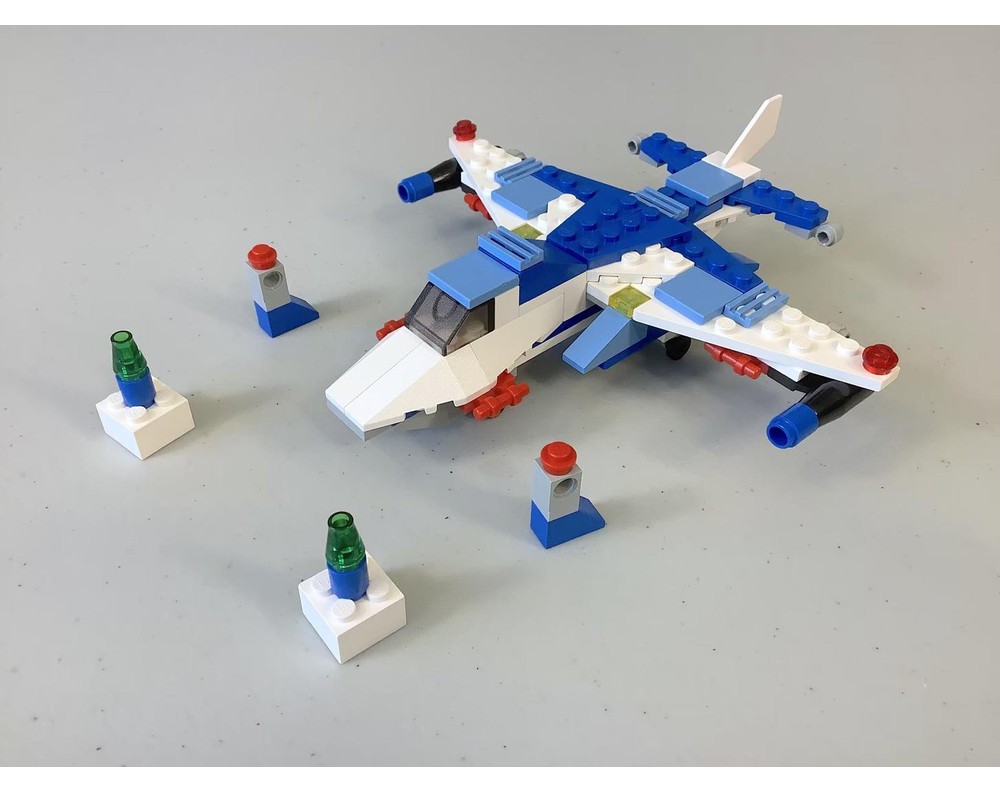 LEGO MOC 4098 Upgraded Plane with cones by crazy8ron | Rebrickable ...