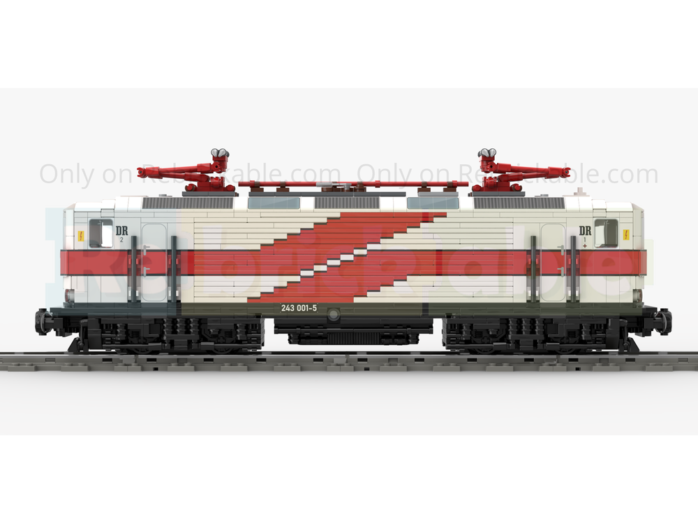 LEGO MOC Electric Locomotive BR212/243 - Prototype BR212 001 "White ...