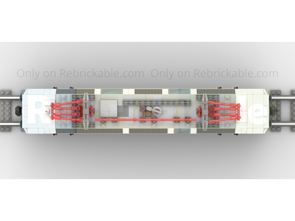 LEGO MOC Electric Locomotive BR212/243 - Prototype BR212 001 "White ...