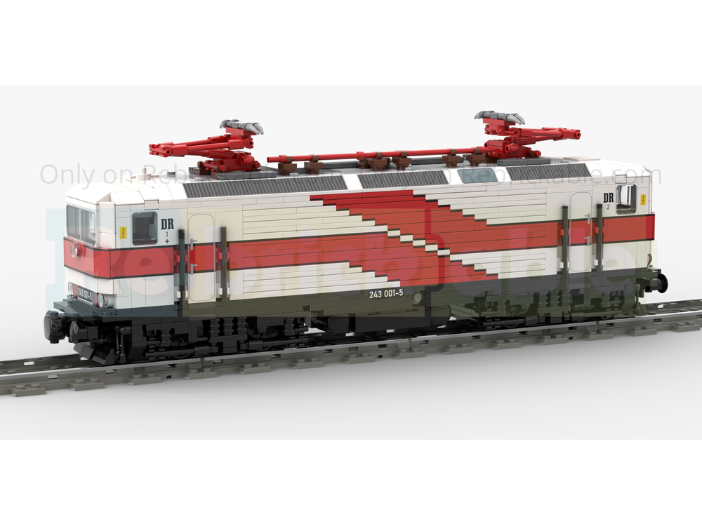 LEGO MOC Electric Locomotive BR212/243 - Prototype BR212 001 "White ...