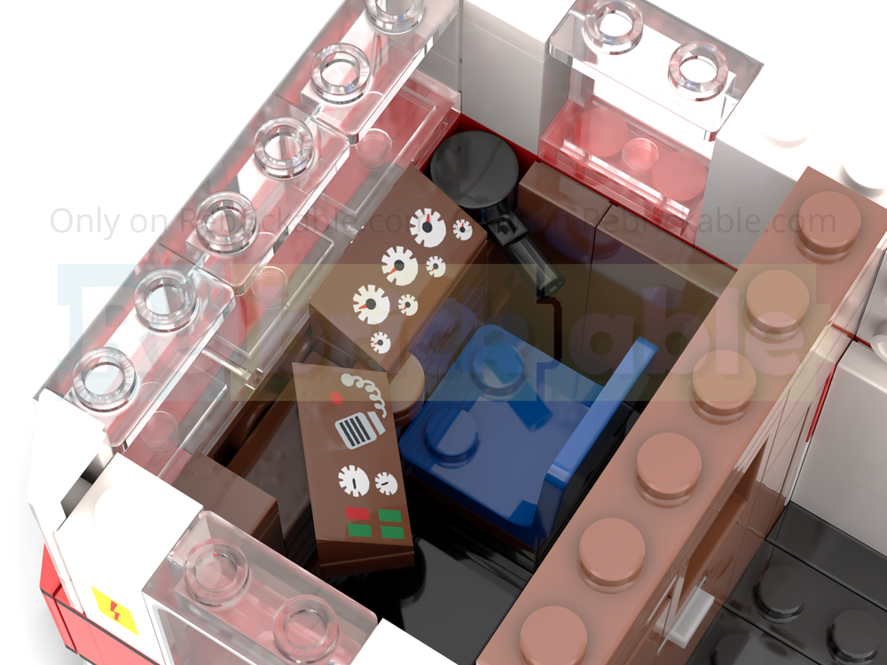 LEGO MOC Electric Locomotive BR212/243 - Prototype BR212 001 "White ...