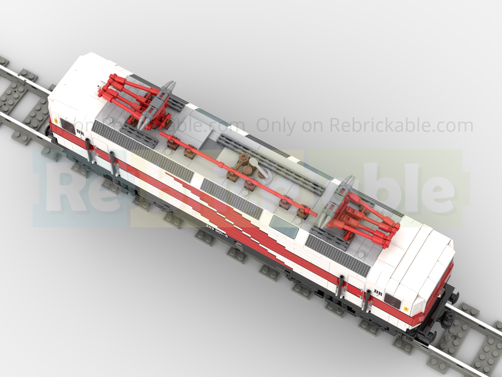 LEGO MOC Electric Locomotive BR212/243 - Prototype BR212 001 "White ...