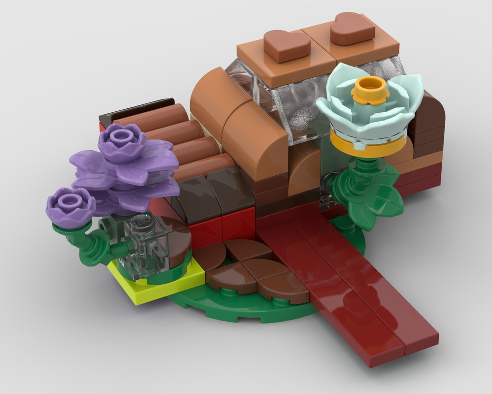 LEGO MOC Sweetheart’s Greenhouse Cottage by bricksproutstudios ...