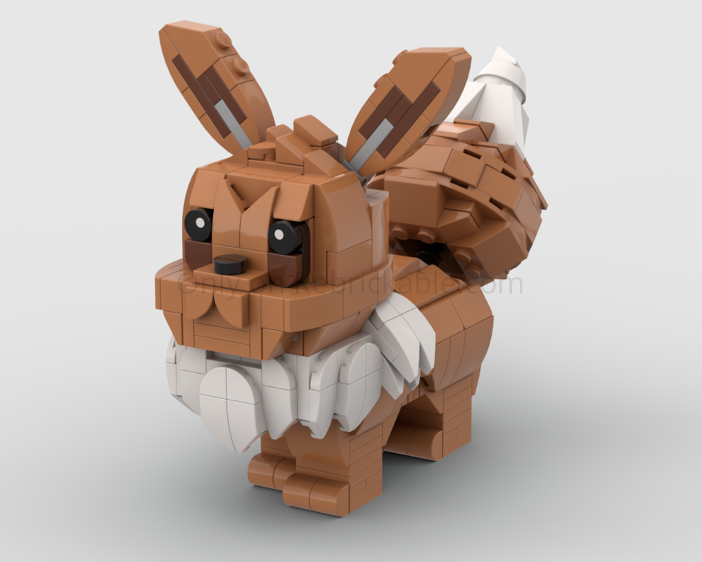 LEGO MOC Eevee Pokémon by brick_dinosaurs | Rebrickable - Build with LEGO
