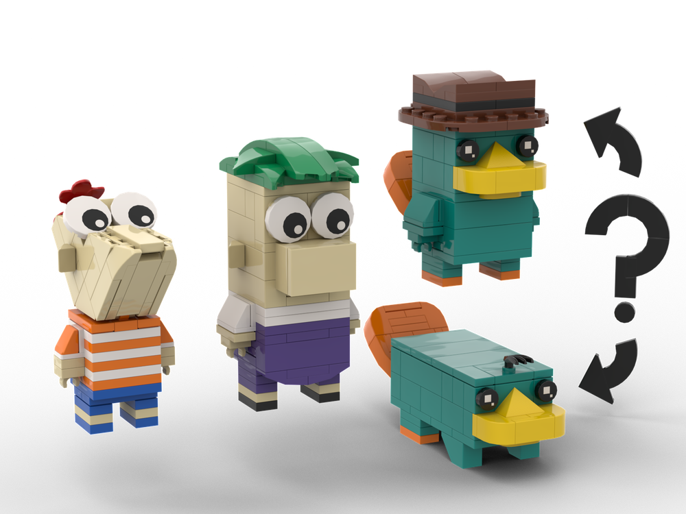 Lego Phineas And Ferb Minifigures