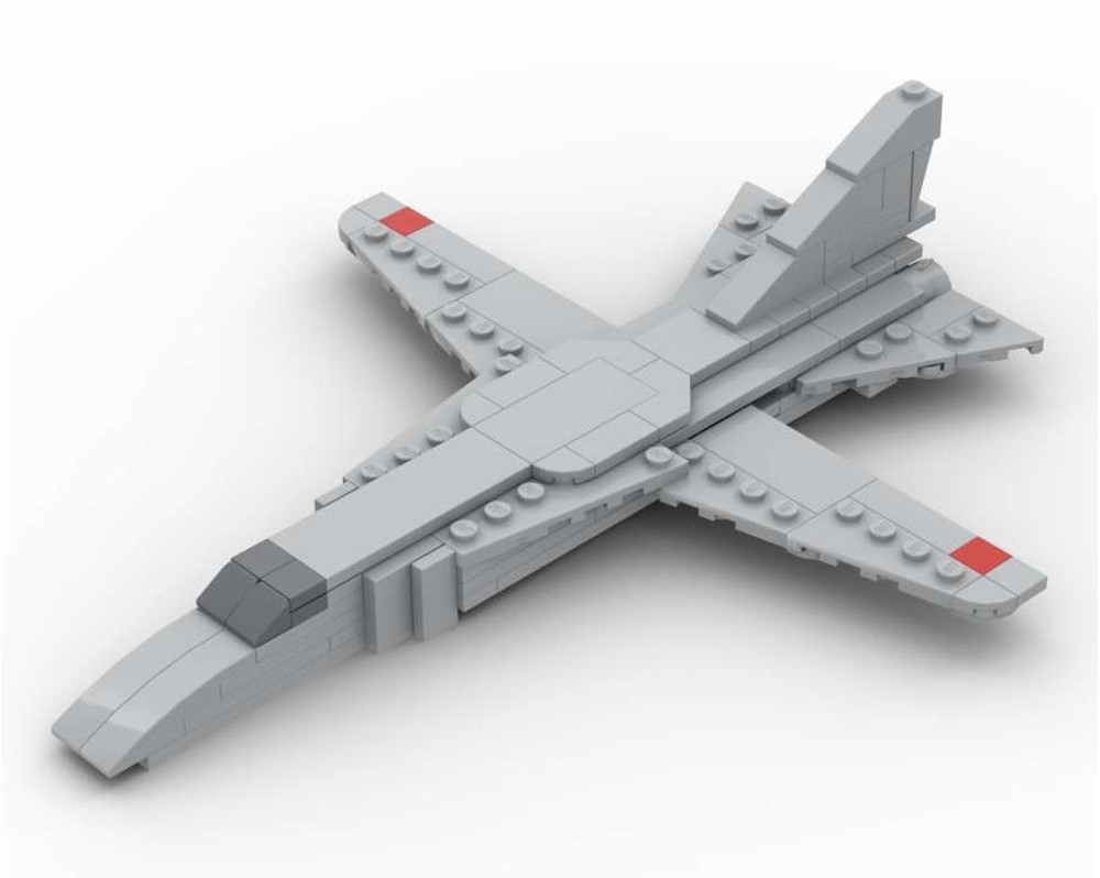 LEGO MOC-212232 Su-24 Fencer (1/110 scale) by Vincent W | Rebrickable ...