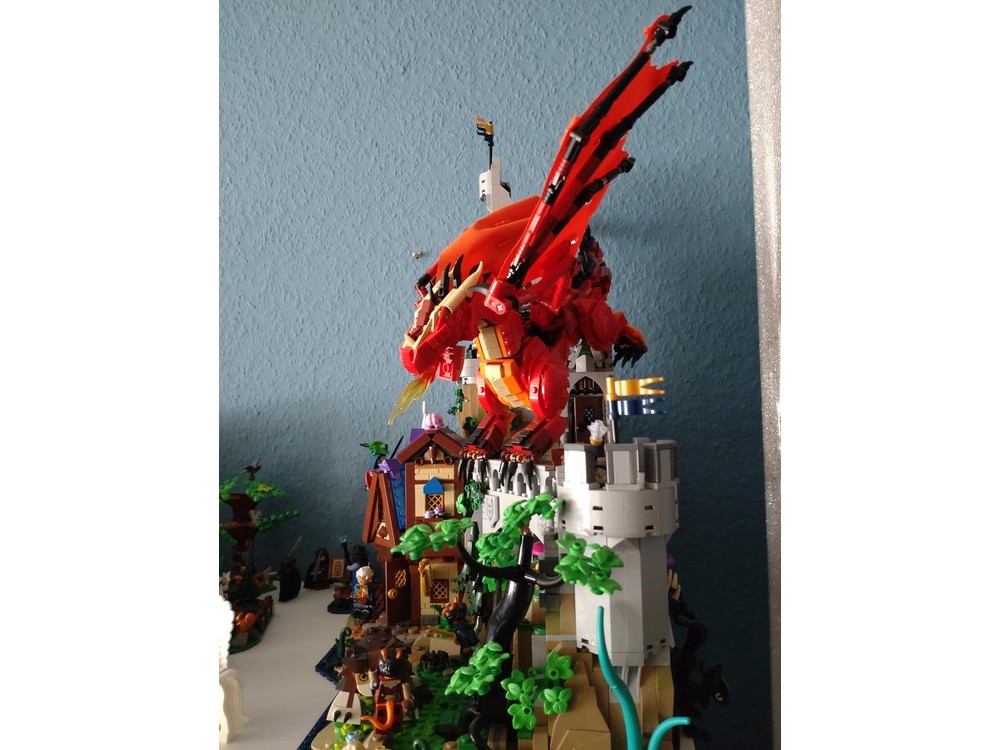 LEGO MOC-212234 Alternative Head for the Dungeons & Dragons' Red-Dragon ...
