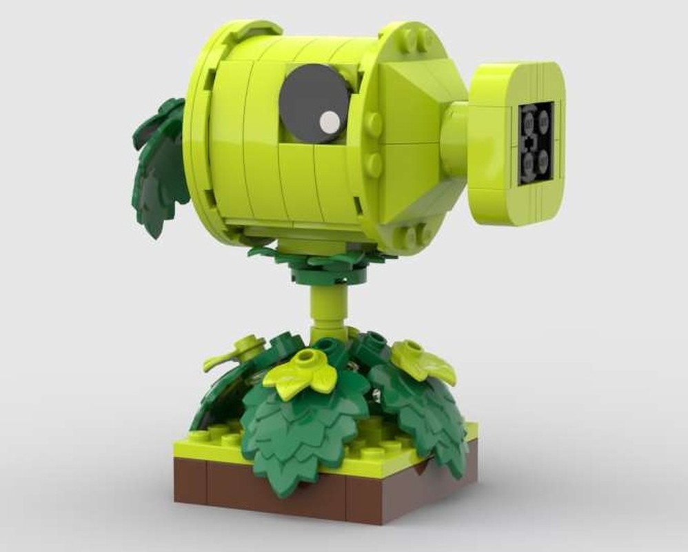 LEGO MOC Peashooter PvZ by SigmAnon | Rebrickable - Build with LEGO