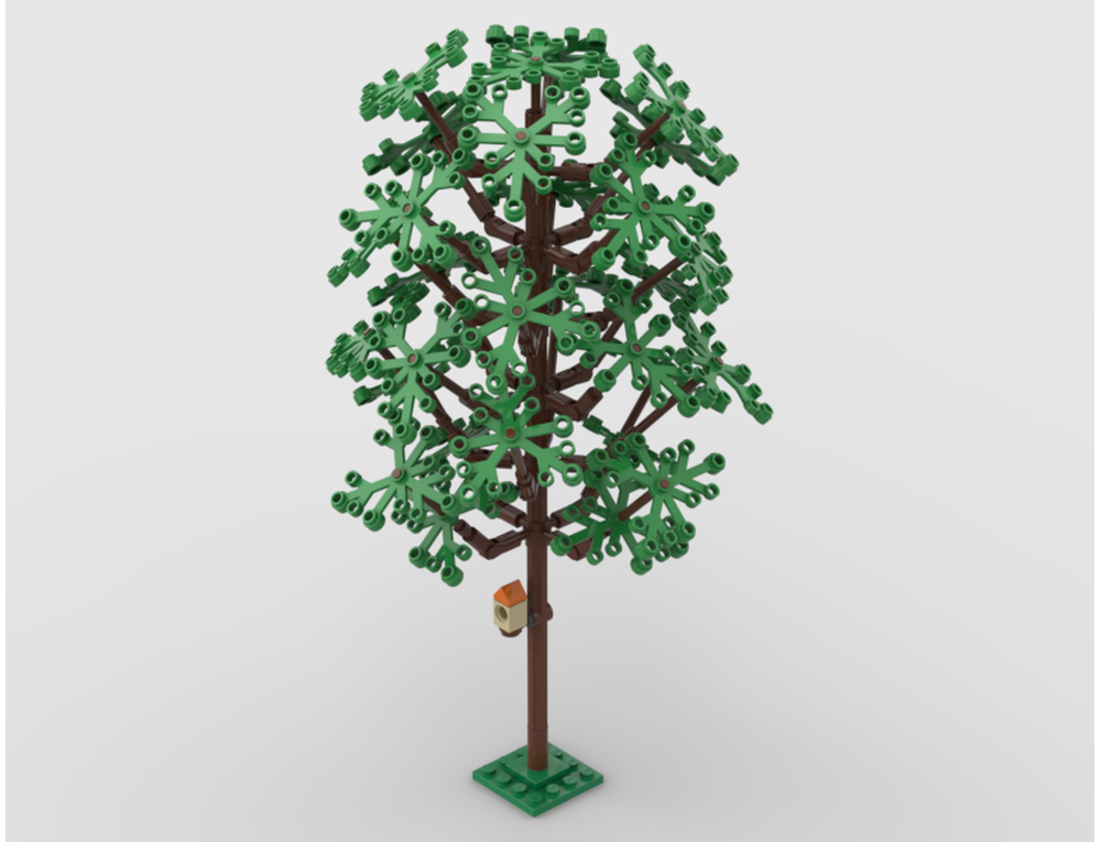 LEGO MOC City oval tree by GTerBricks | Rebrickable - Build with LEGO