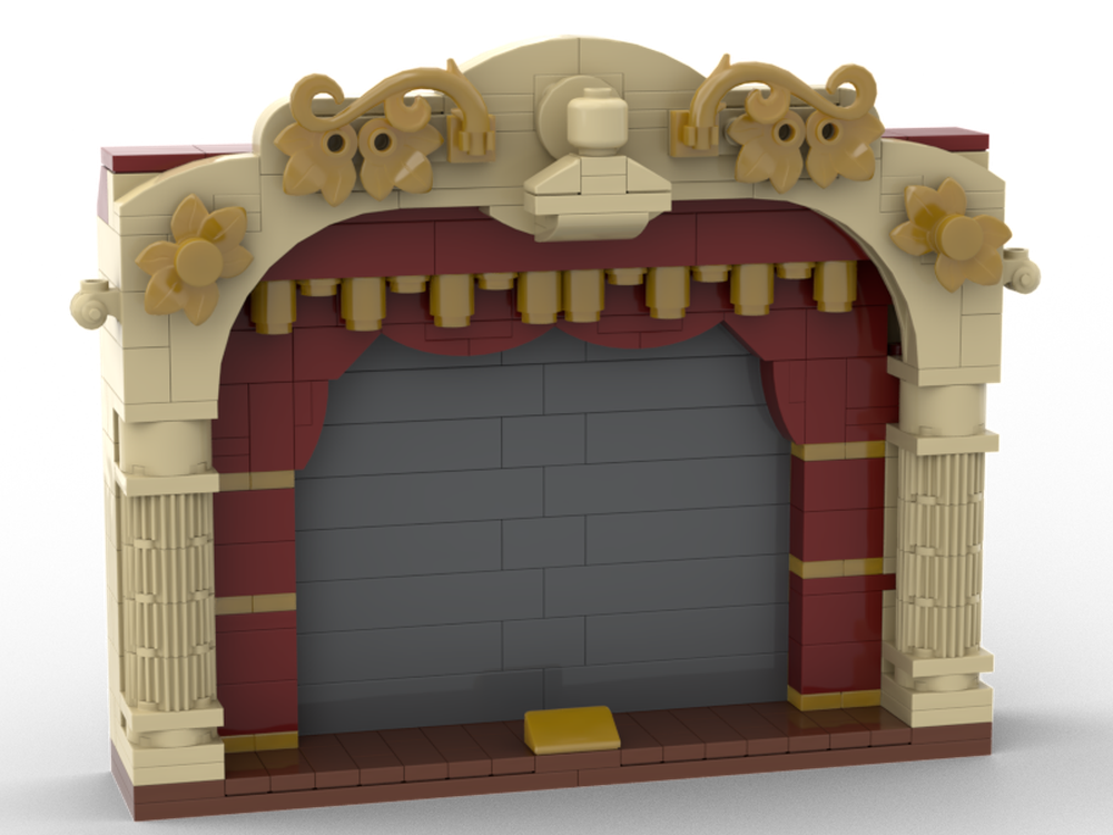 LEGO MOC Large Proscenium Arch SIMPLIFIED by AntOrman | Rebrickable ...