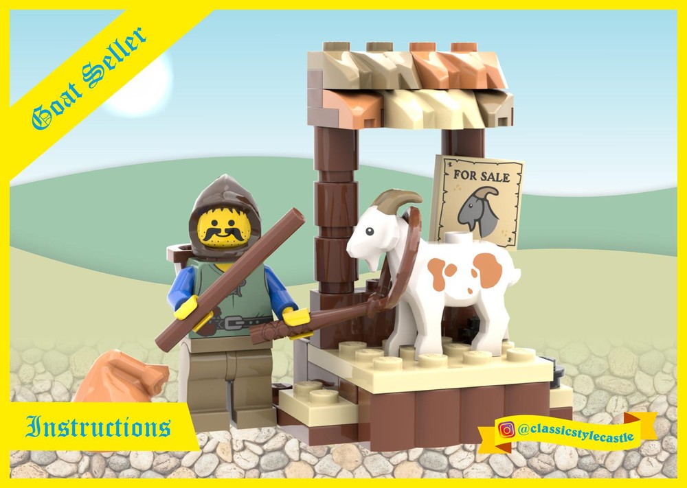 LEGO MOC Goat Seller by classicstylecastle | Rebrickable - Build with LEGO