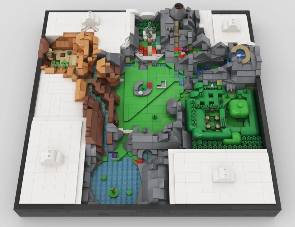 LEGO MOC The Legend of Zelda: Ocarina of Time - Map of Hyrule by Super ...