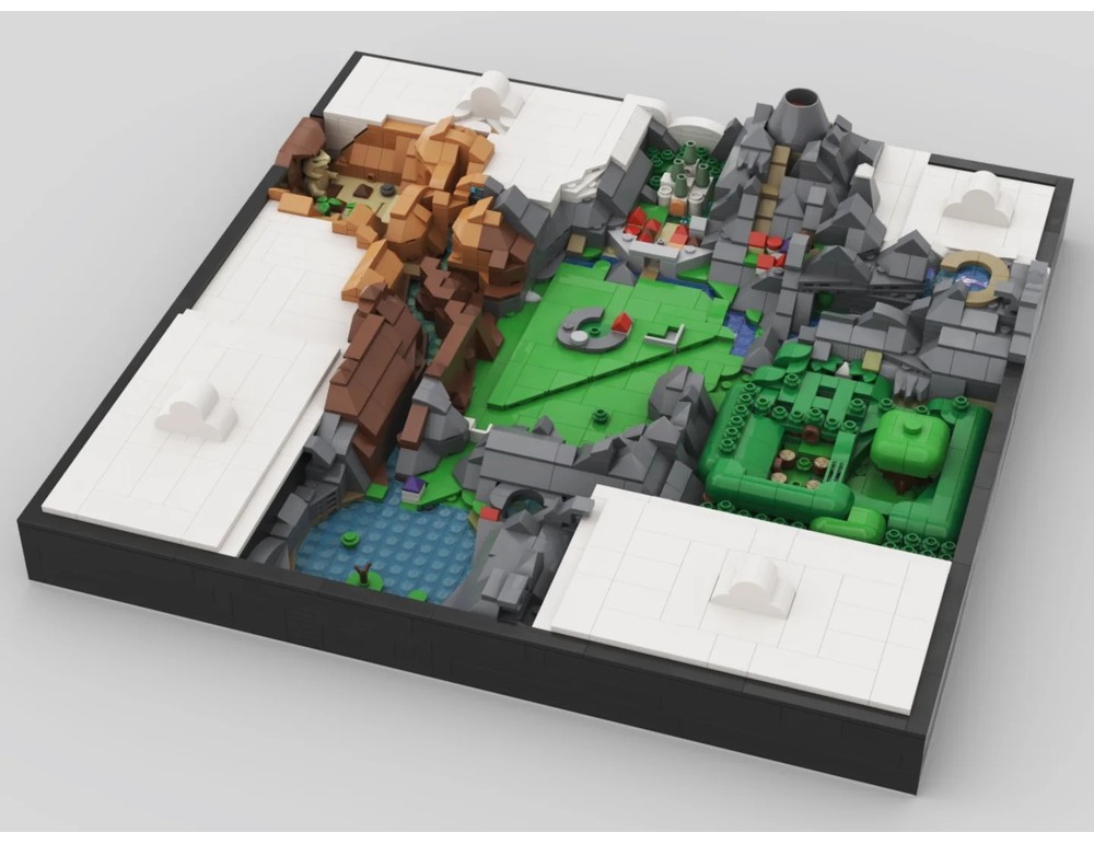 LEGO MOC-212291 The Legend of Zelda: Ocarina of Time - Map of Hyrule by ...