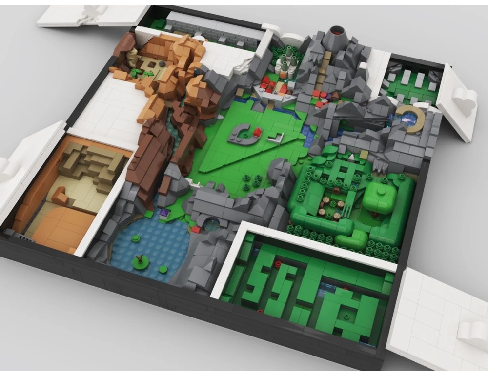 LEGO MOC-212291 The Legend of Zelda: Ocarina of Time - Map of Hyrule by ...