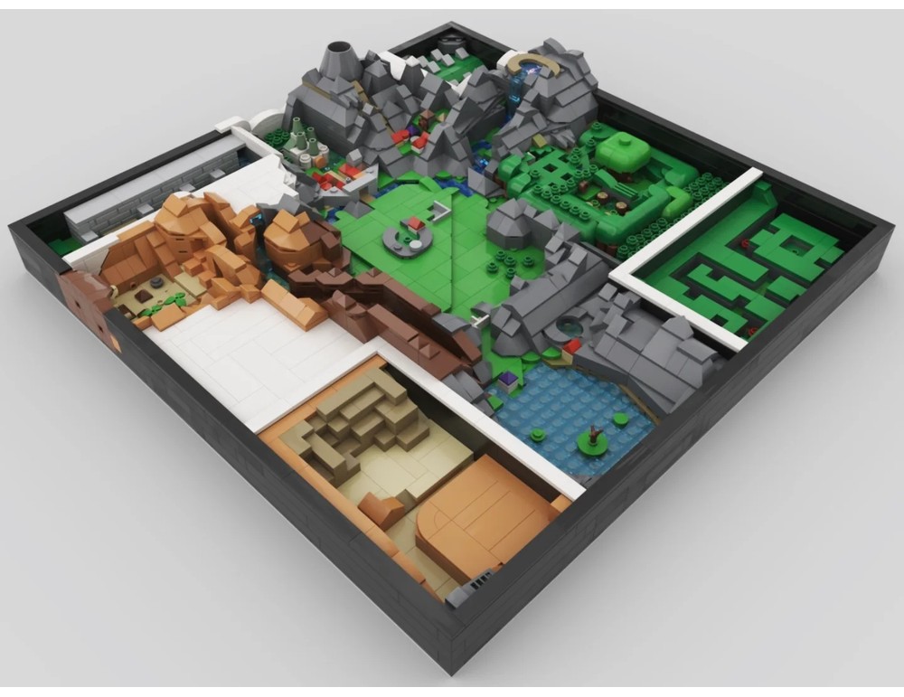LEGO MOC The Legend of Zelda: Ocarina of Time - Map of Hyrule by Super ...