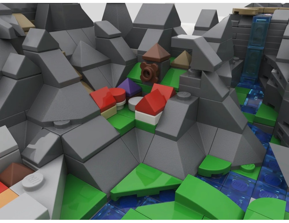 LEGO MOC-212291 The Legend of Zelda: Ocarina of Time - Map of Hyrule by ...