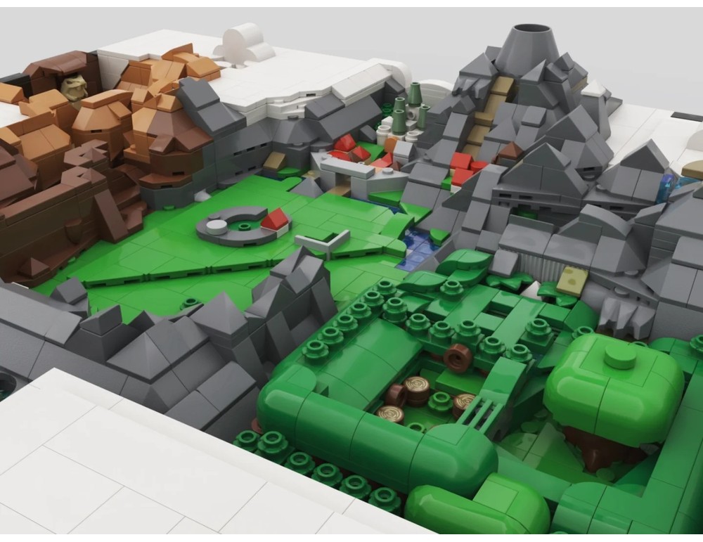 LEGO MOC-212291 The Legend of Zelda: Ocarina of Time - Map of Hyrule by ...