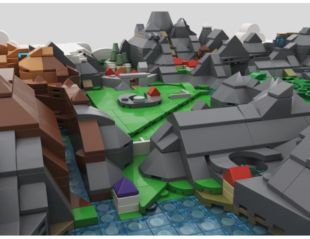 LEGO MOC-212291 The Legend of Zelda: Ocarina of Time - Map of Hyrule by ...