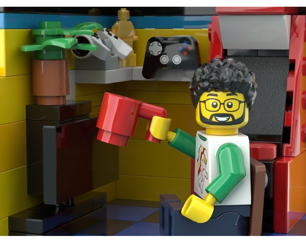 LEGO MOC-212301 Gamer Habitat by AntOrman | Rebrickable - Build with LEGO