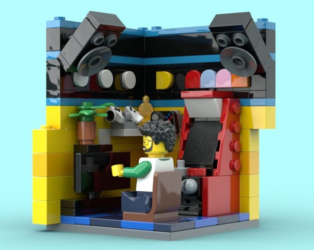 LEGO MOC Gamer Habitat by AntOrman | Rebrickable - Build with LEGO