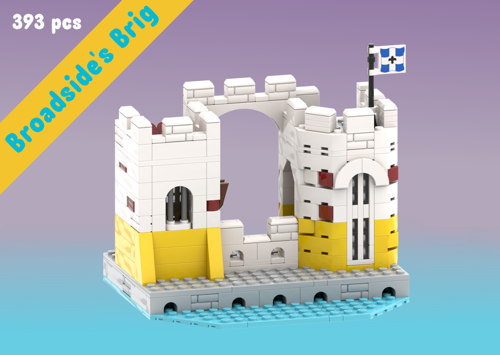 LEGO MOC Broadside's Brig (6259) Remake by Surcote | Rebrickable ...