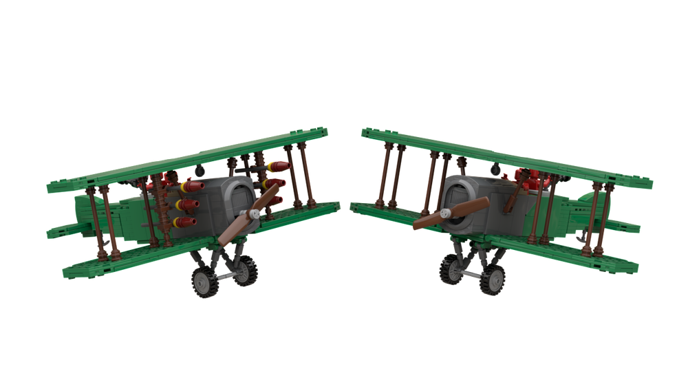 LEGO MOC Attack Biplane From Airship Assault (Grenland) by Shturmovik ...