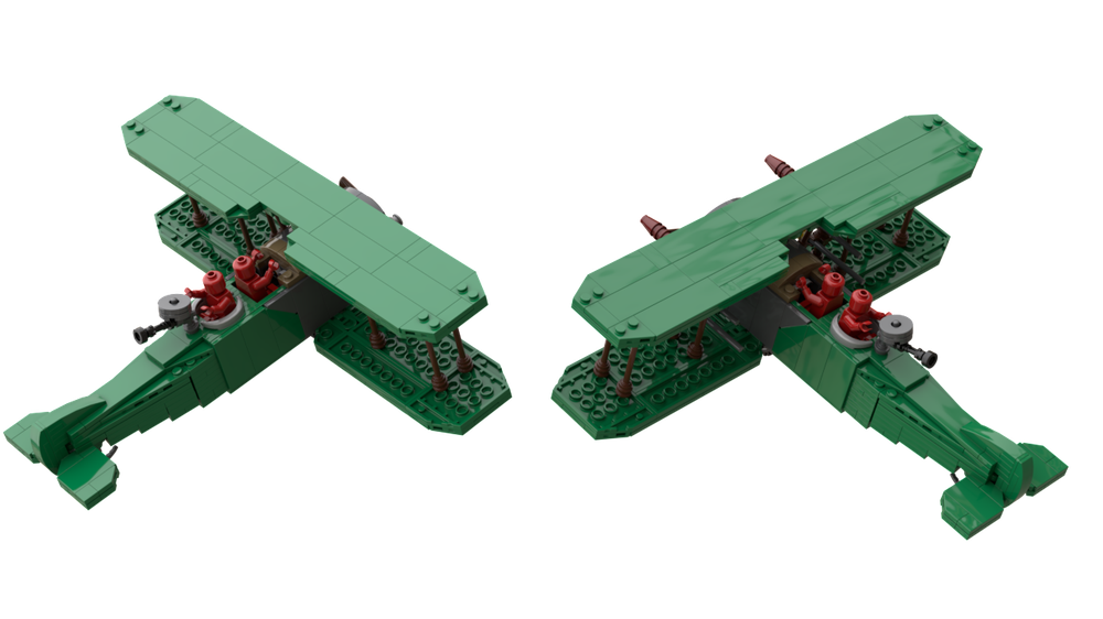 LEGO MOC Attack Biplane From Airship Assault (Grenland) by Shturmovik ...