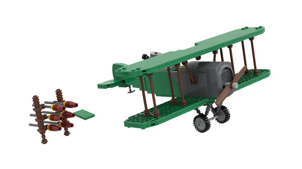 LEGO MOC-212307 Attack Biplane From Airship Assault (Grenland) by ...