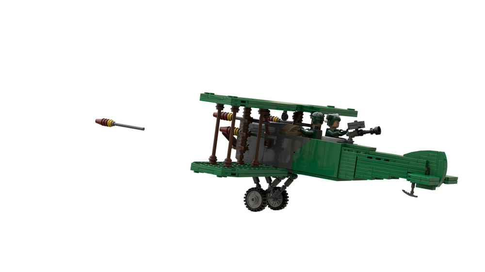 LEGO MOC Attack Biplane From Airship Assault (Grenland) by Shturmovik ...